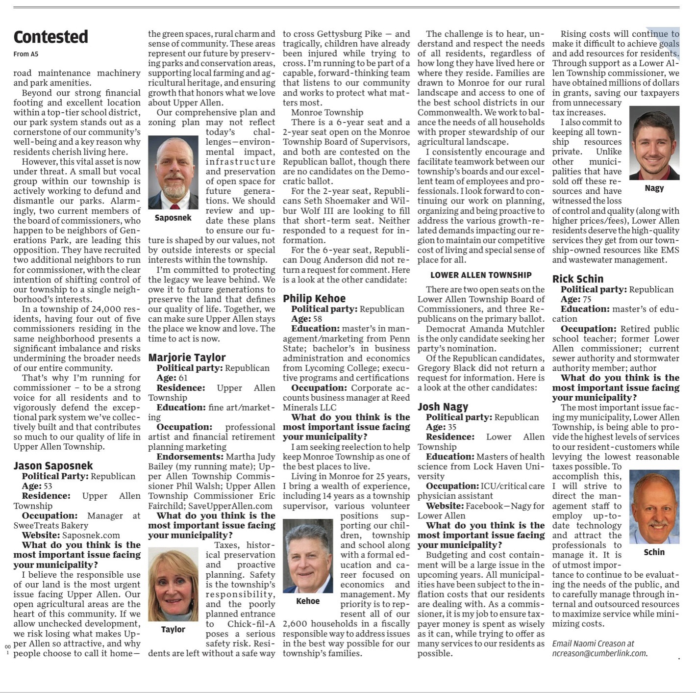 Voter Information | Save Upper Allen